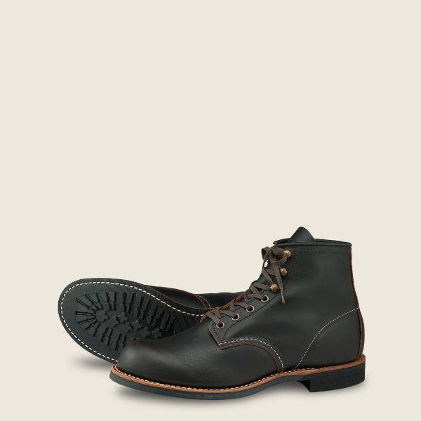 Red Wing Shoes BLACKSMITH 6 INCH PRAIRIE LEATHER BOOT - BLACK | Garmentory
