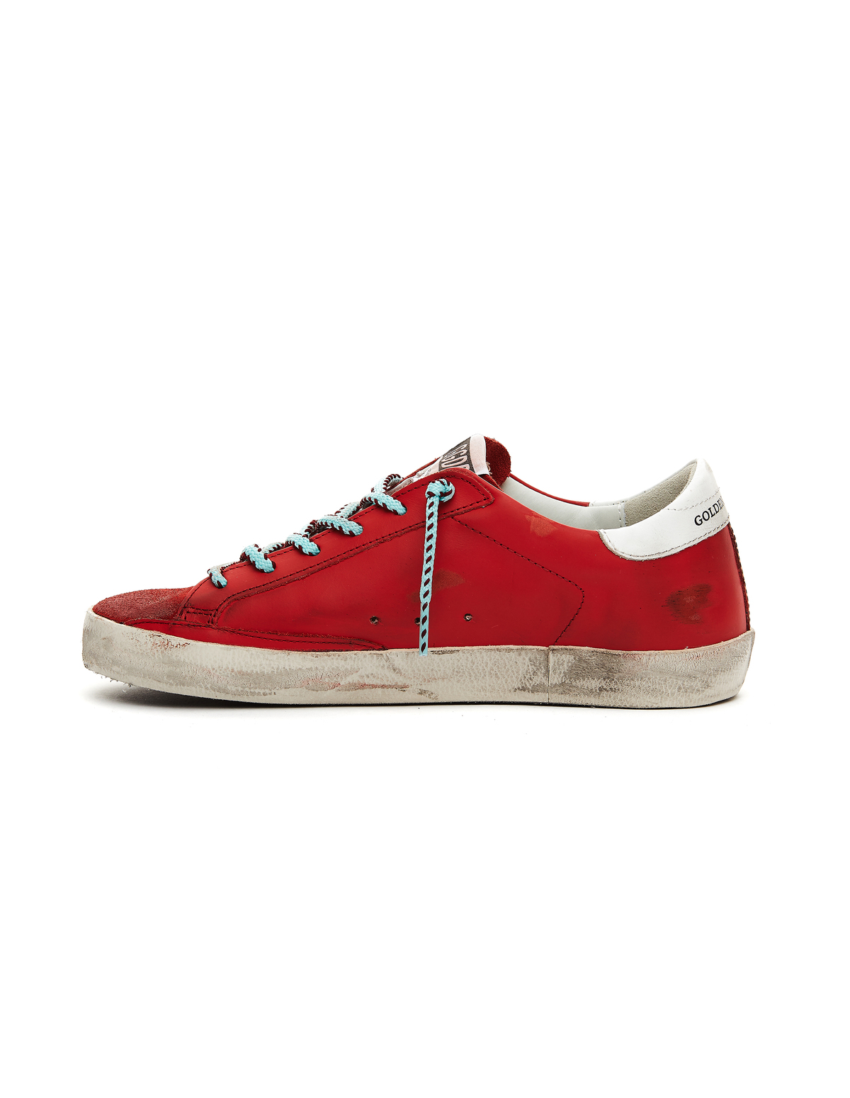 Golden Goose Deluxe Brand Red Leather Superstar Sneakers | Garmentory