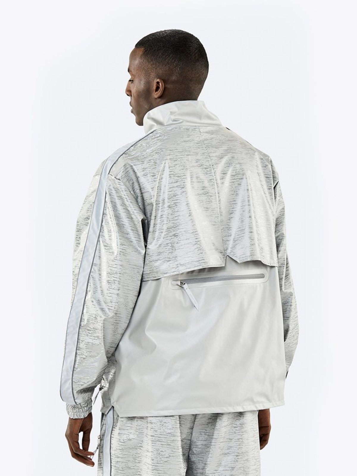 Rains LTD Track Jacket - Dripping Silver | Garmentory