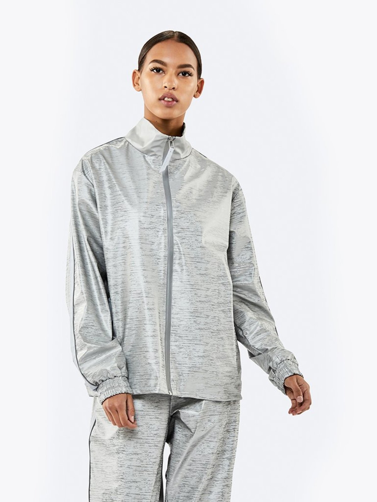 Rains LTD Track Jacket - Dripping Silver | Garmentory