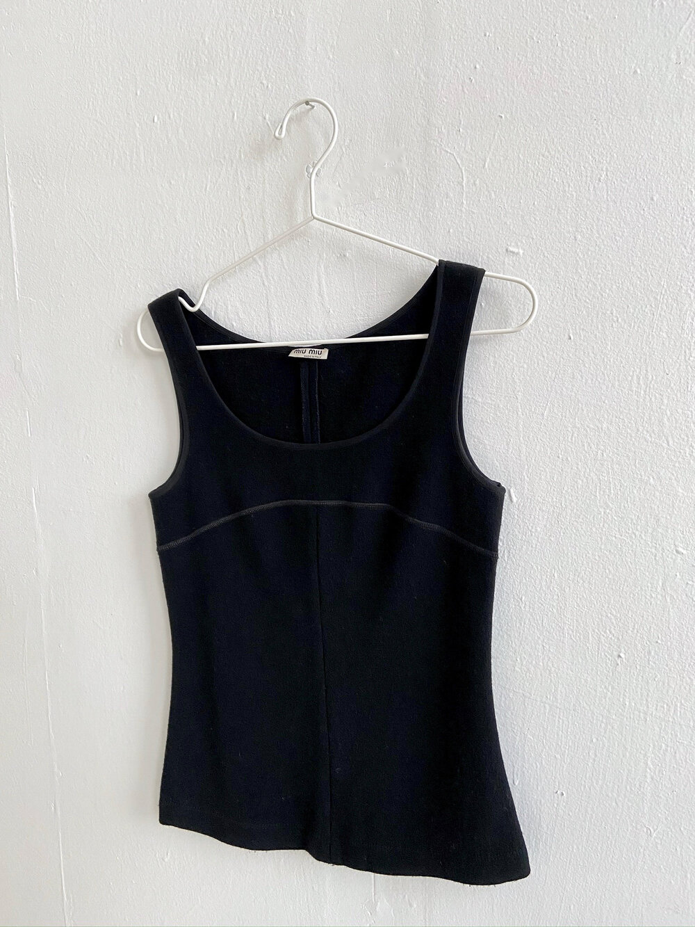 Vintage 1990s Mui Mui Wool Tank | Garmentory