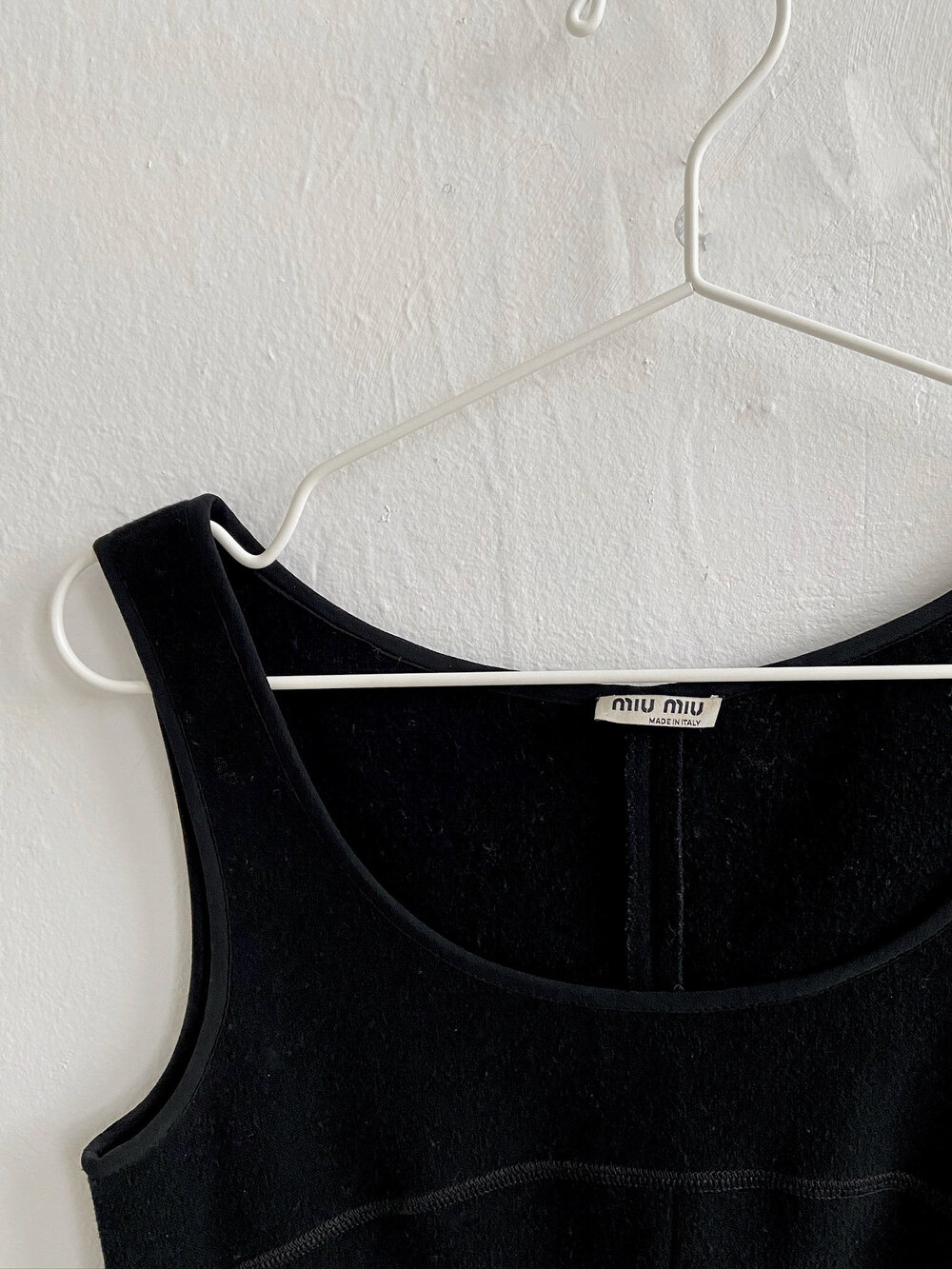 Vintage 1990s Mui Mui Wool Tank | Garmentory