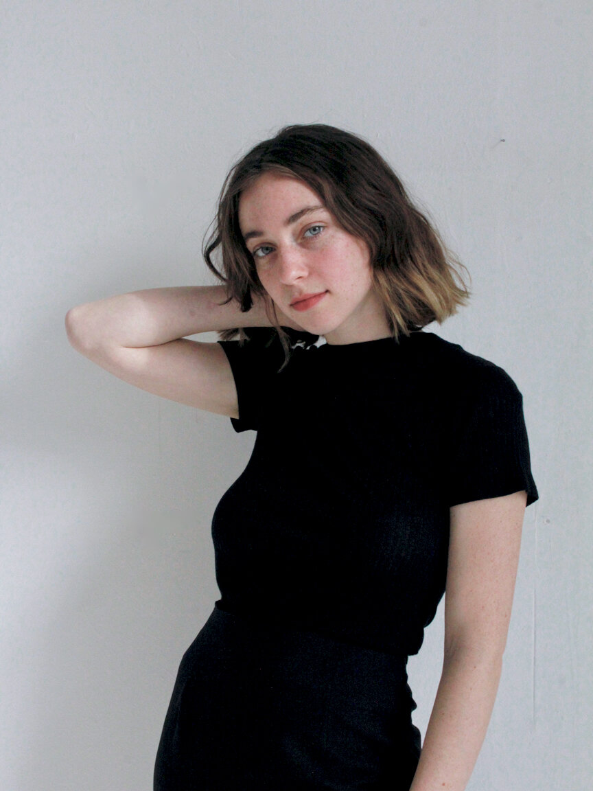 Shaina Mote Ribbed Mock Neck Tee - Black | Garmentory