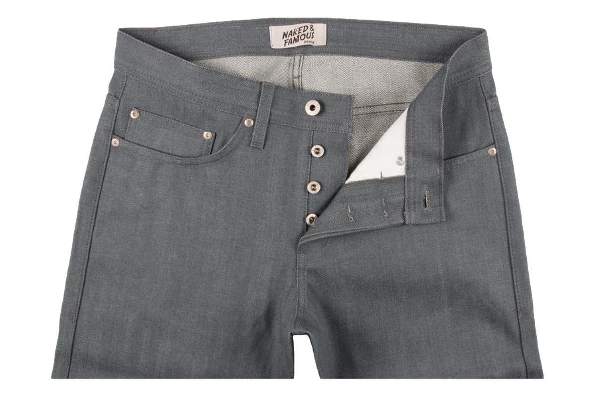 Naked & Famous Weird Guy Grey Selvedge | Garmentory