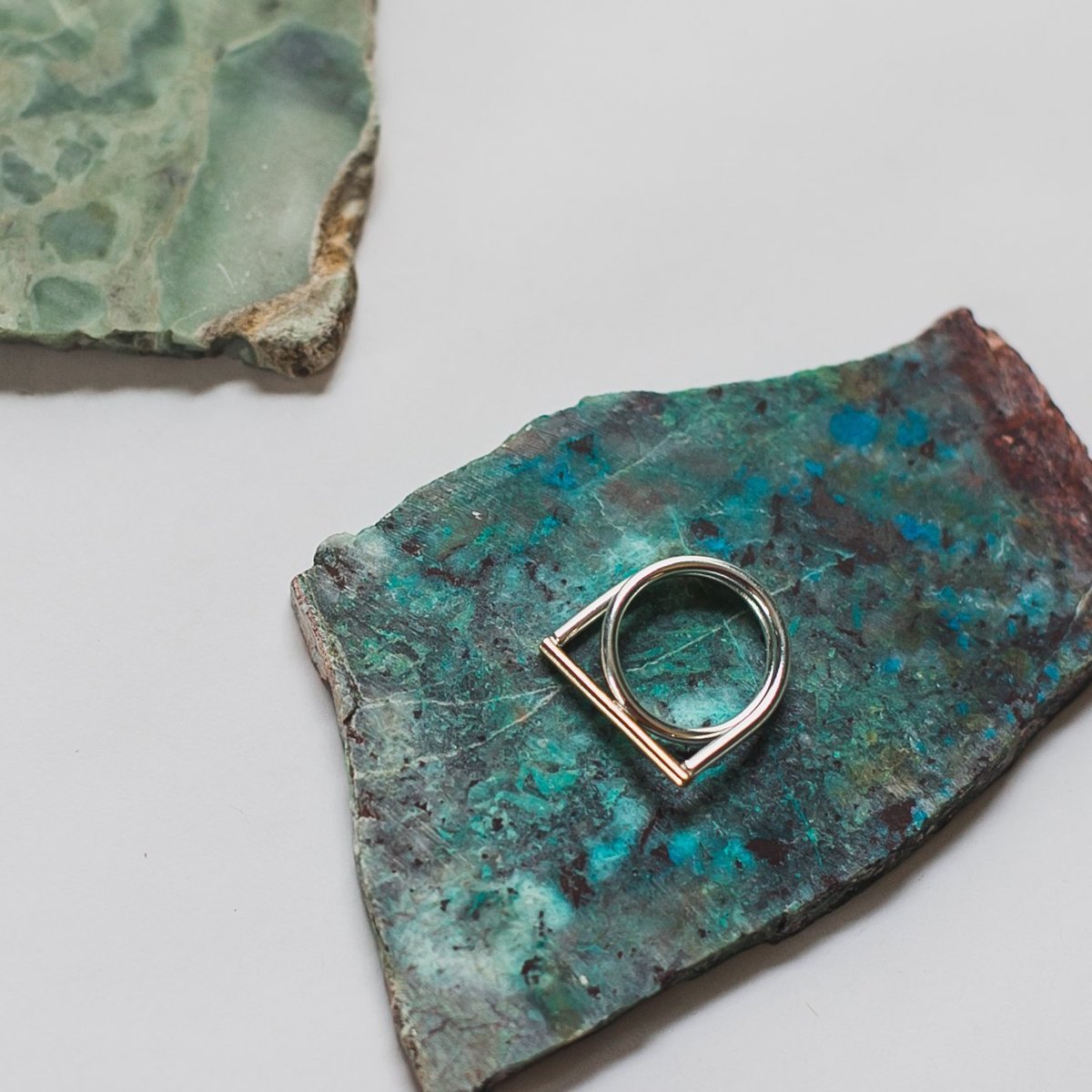 KKDS Filament Ring - sterling silver/brass | Garmentory