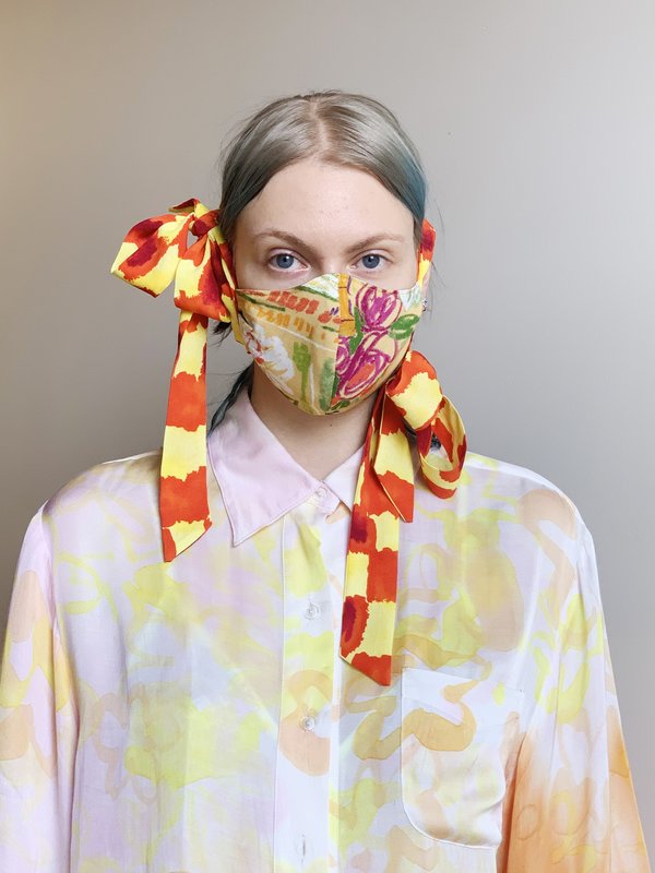 Collina Strada FASHION FACE MASK WITH BOWS | Garmentory