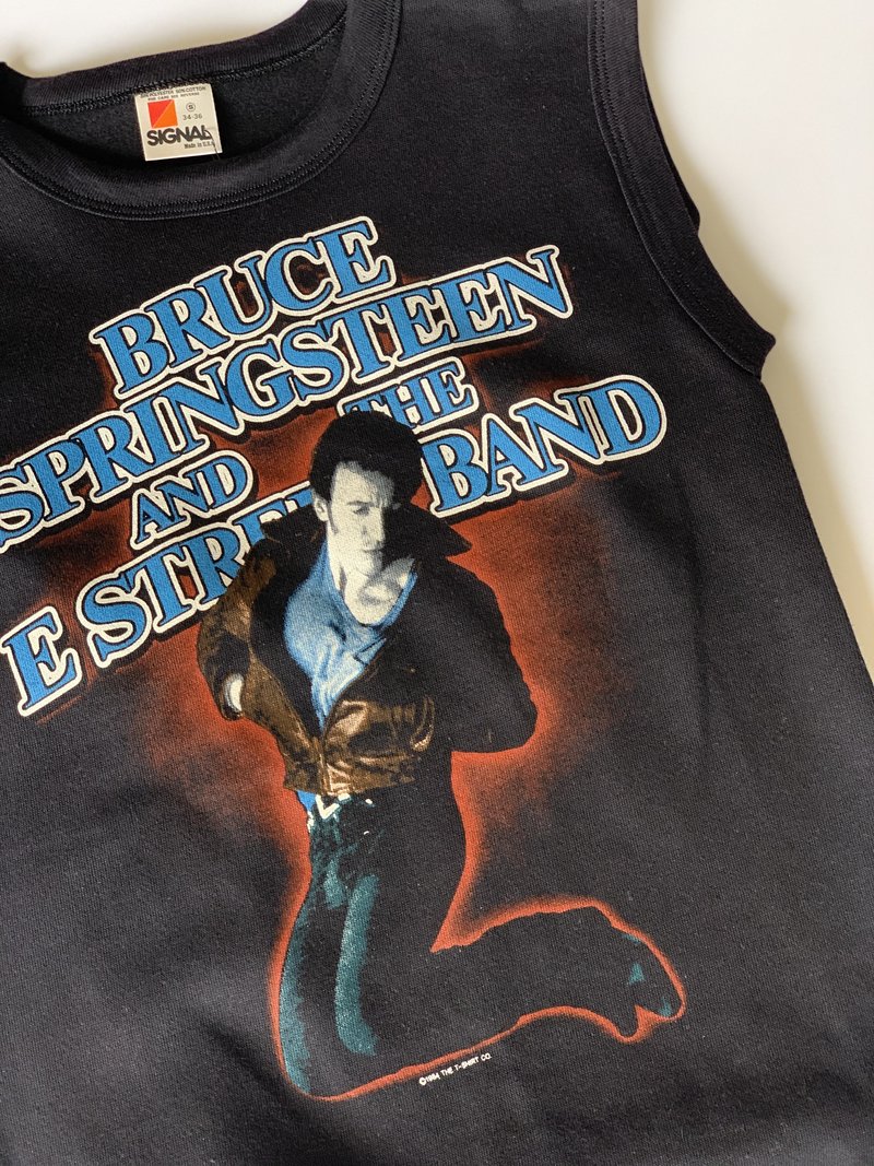 Vintage RABA MARFA 1984 BRUCE SPRINGSTEEN SLEEVELESS SWEATSHIRT ...