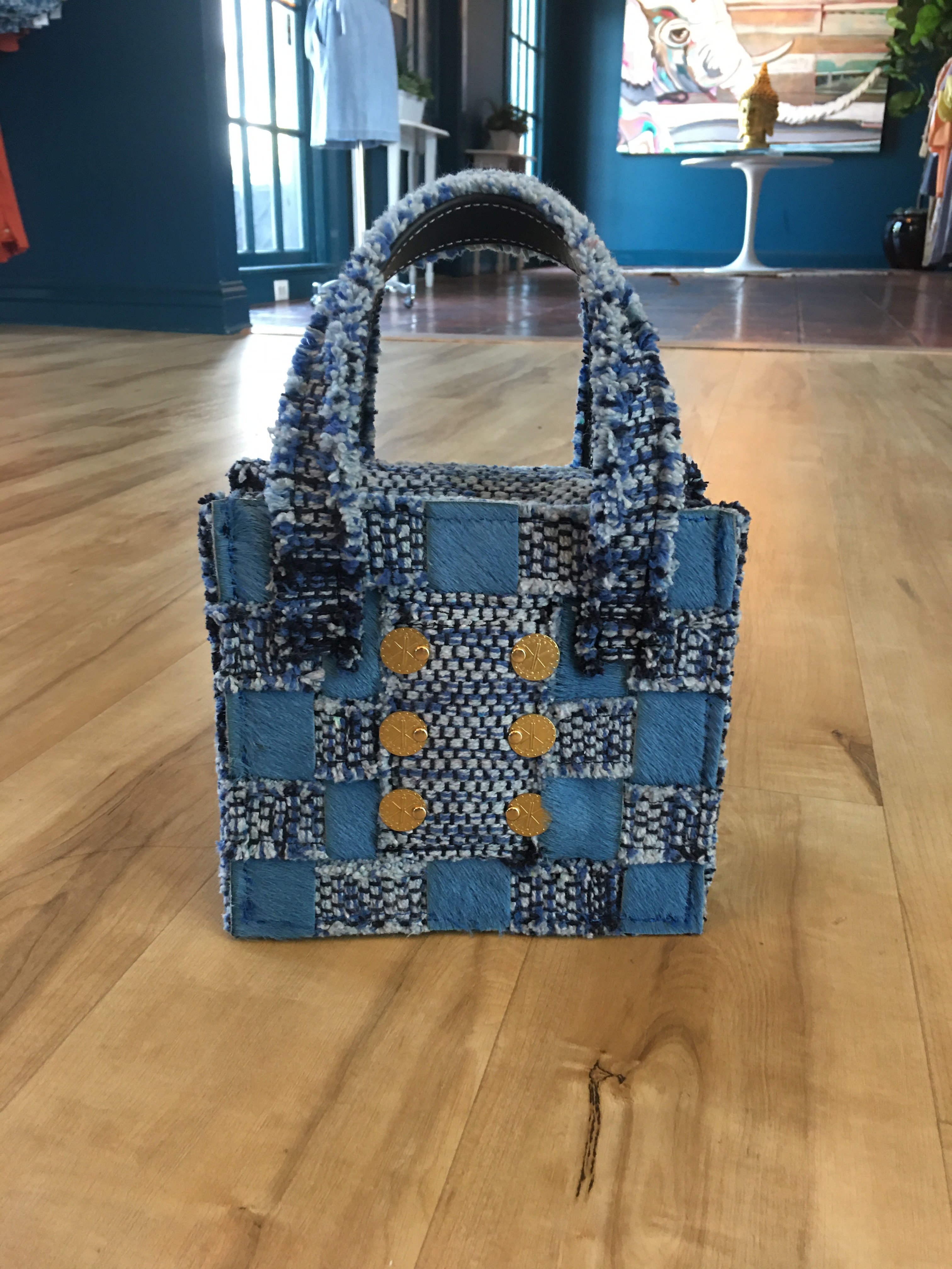Kooreloo Pixel Minima Tote - Blue Pony | Garmentory