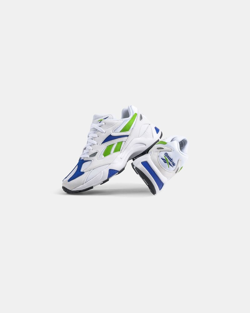 Reebok Aztrek 96' Sneakers - White/Cobalt | Garmentory