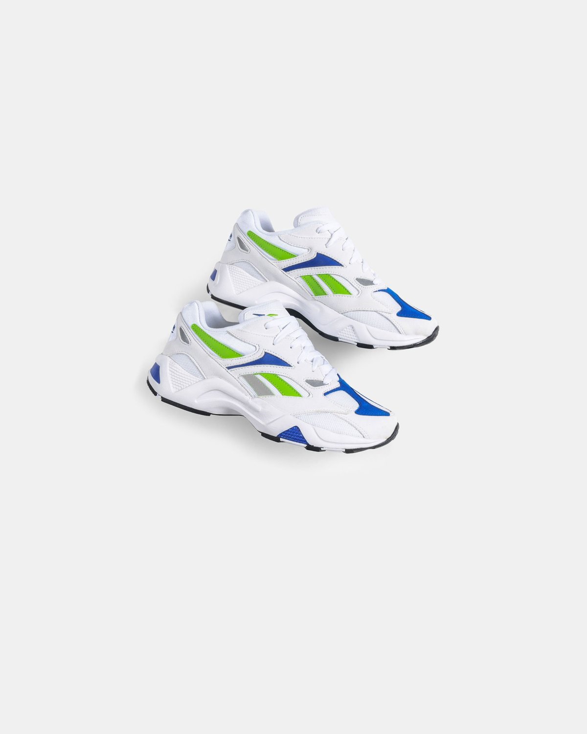 Reebok Aztrek 96' Sneakers - White/Cobalt | Garmentory
