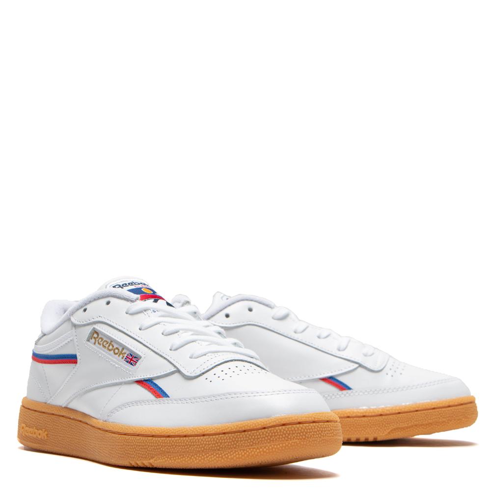 Reebok Club Sneaker - White/Radiant Red | Garmentory