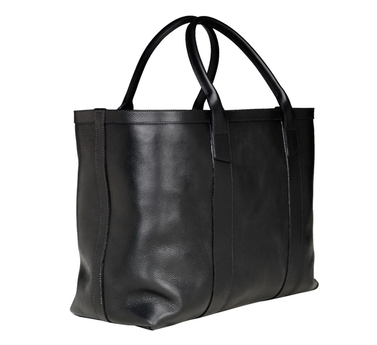 Black Leather Working Tote by Lotuff Leather | Garmentory