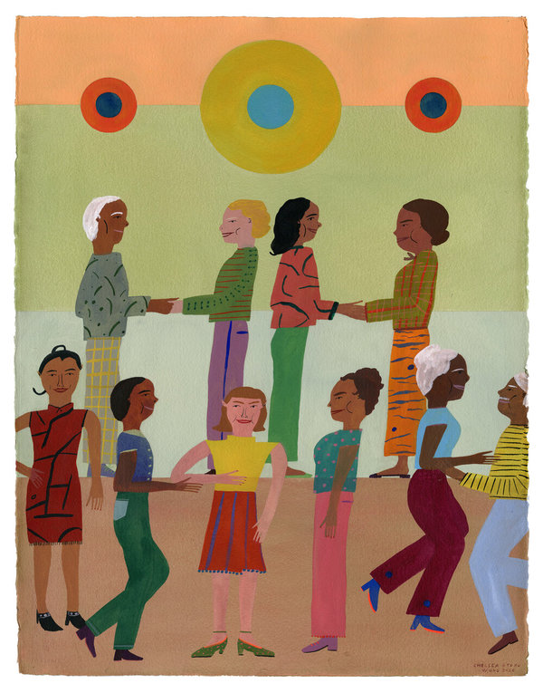 Chelsea Wong “At the Dance Hall” Print | Garmentory