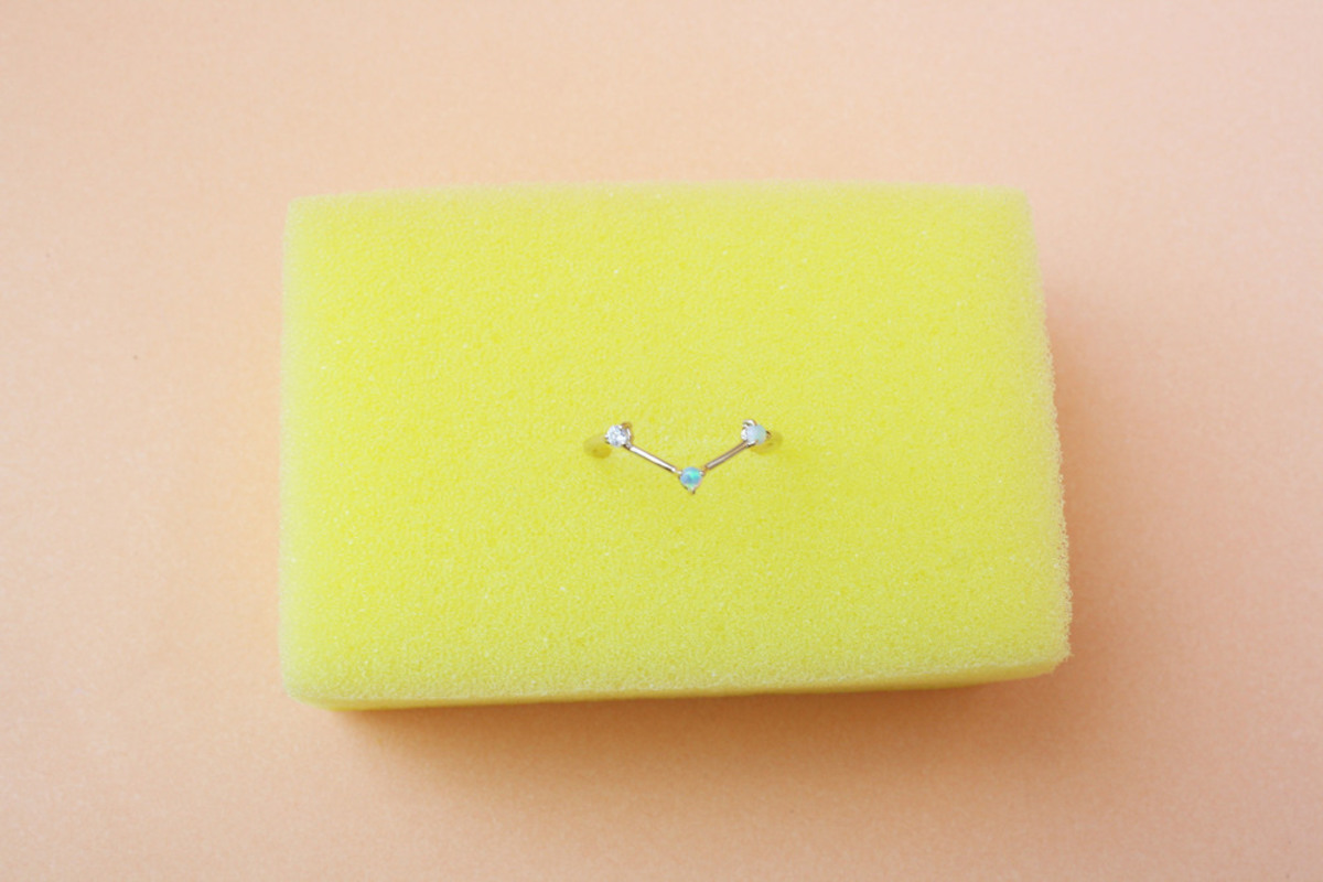 Wwake Three-Step Triangle Ring | Garmentory