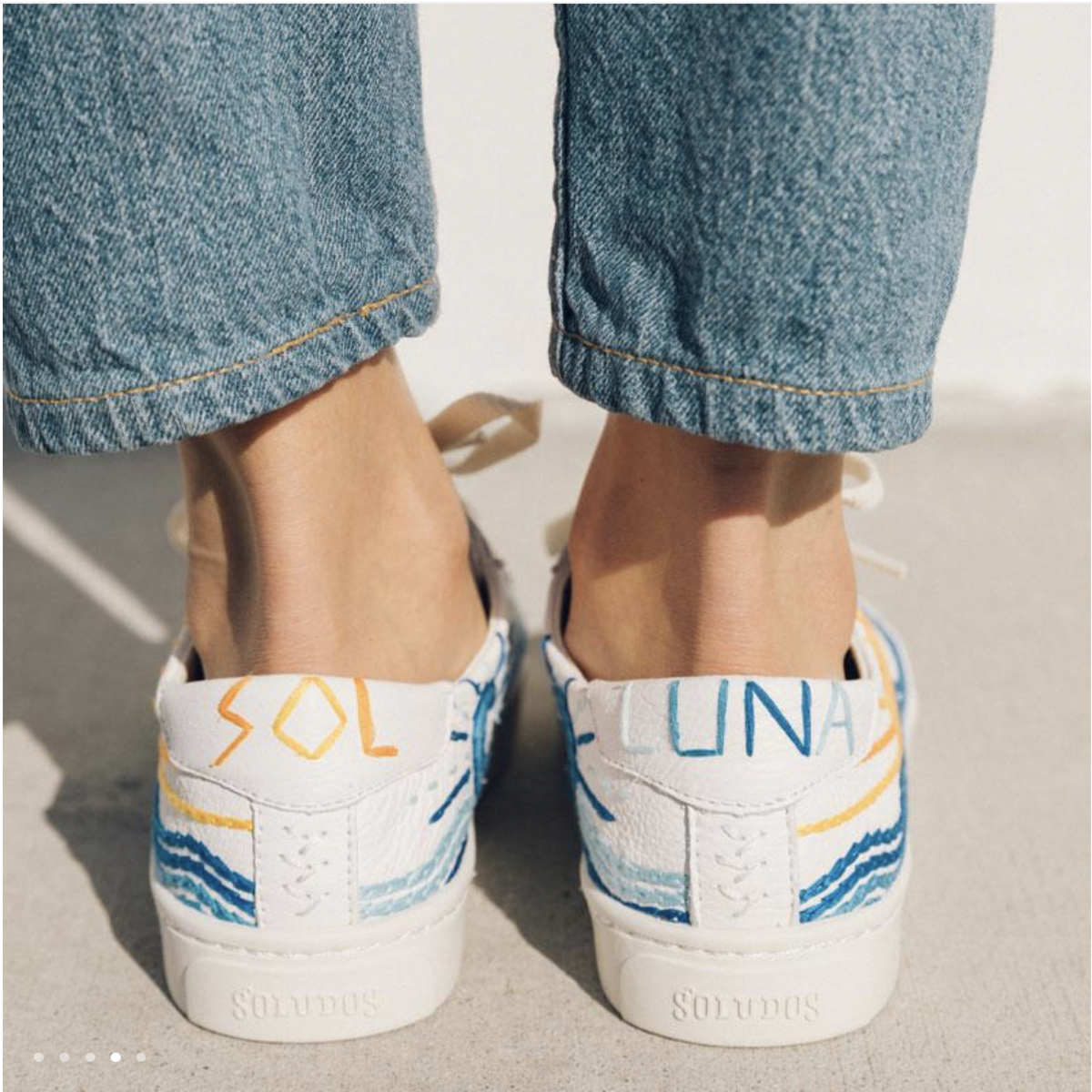 Soludos Sunrise Sunset Sneaker - White | Garmentory