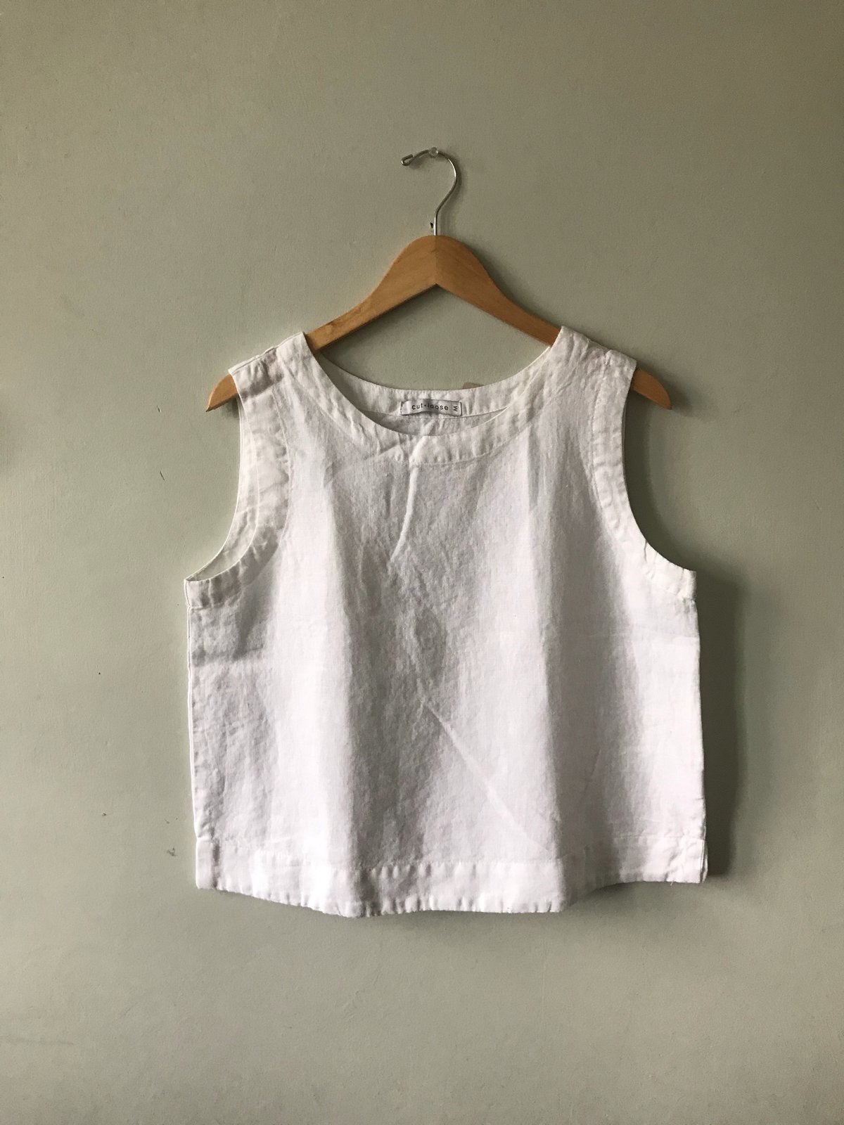 cut-loose Cut Loose Linen Shell | Garmentory