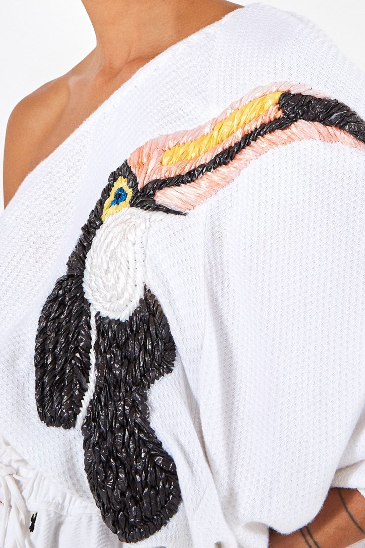 Farm Rio One Shoulder Tucano Top | Garmentory