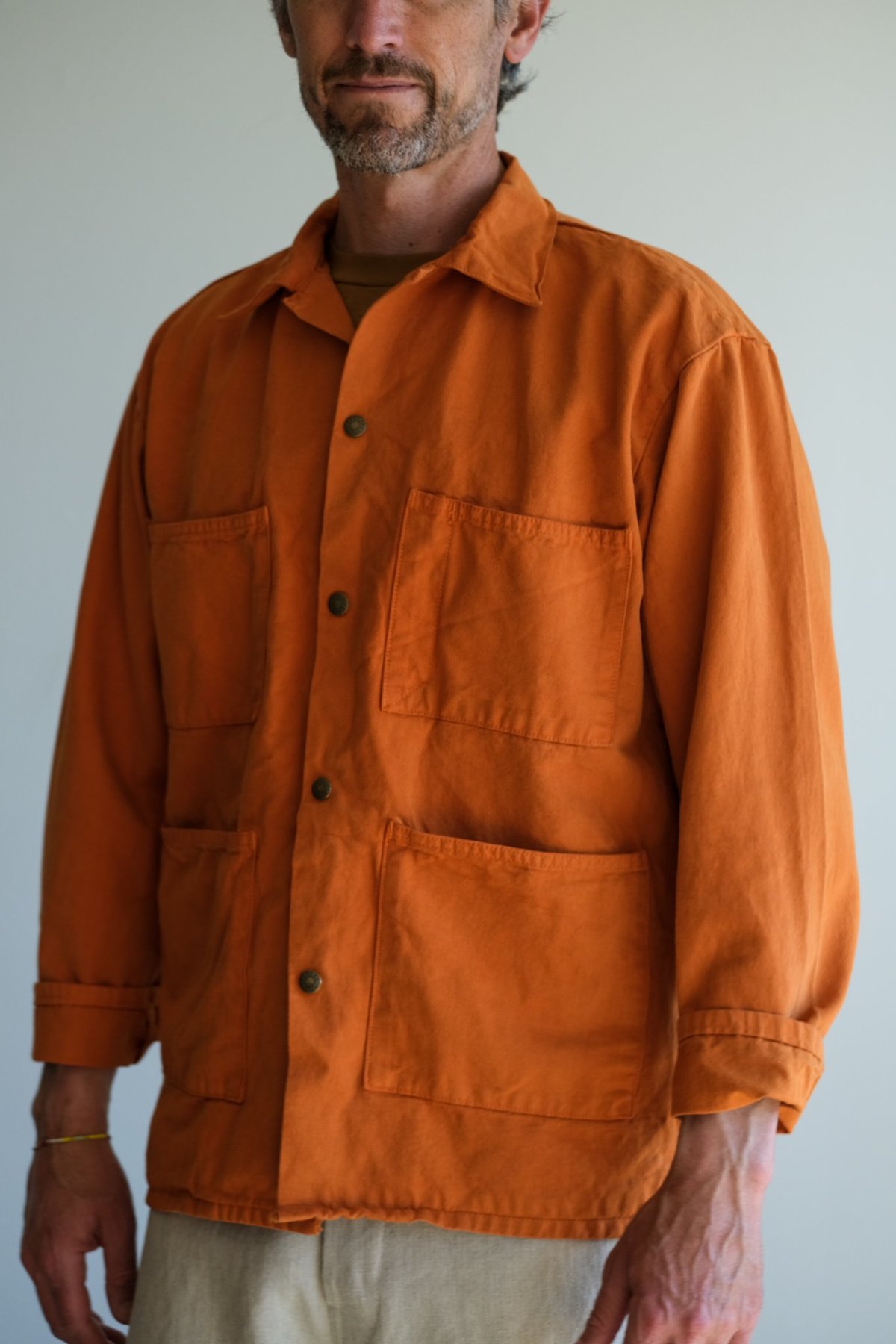 VINTAGE ORANGE CHORE COAT | Garmentory