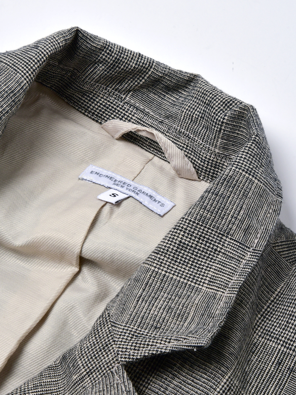 Engineered Garments ANDOVER JACKET - GREY GLEN PLAID | Garmentory