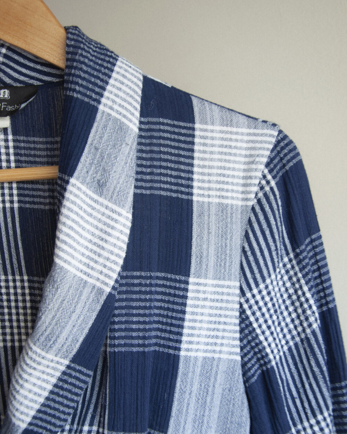 Vintage Check Lightweight Jacket - blue plaid | Garmentory