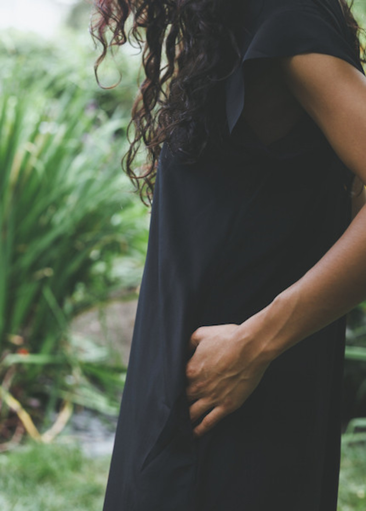 Esby Apparel - Banks Silk Kimono Dress in Black | Garmentory