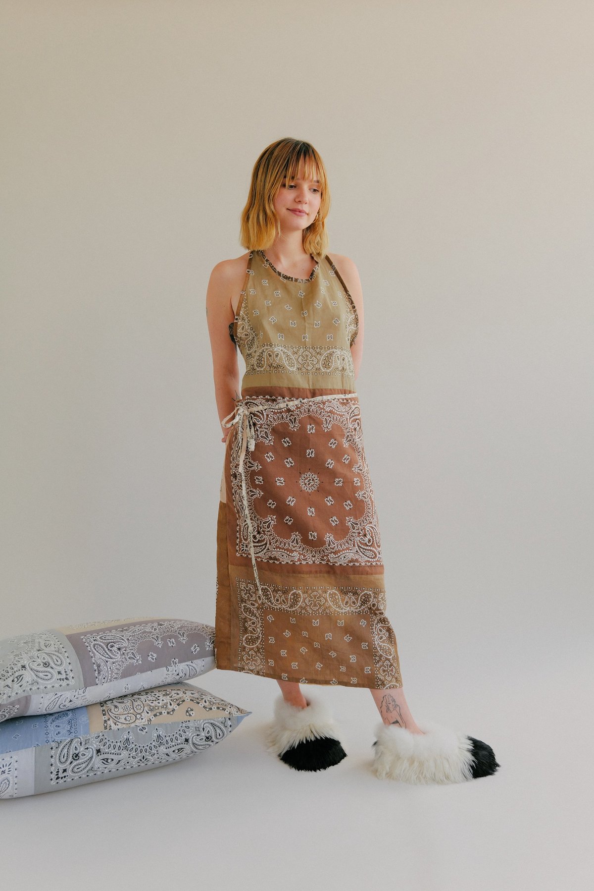 WOLF & GYPSY VINTAGE Daphne Bandana Dress | Garmentory