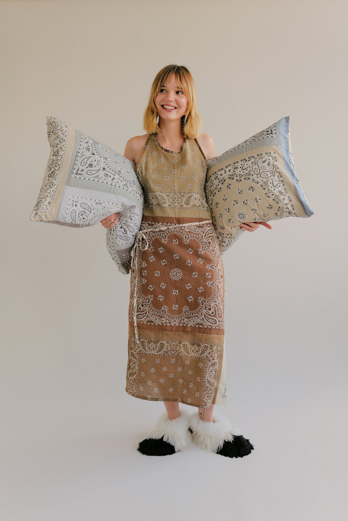 WOLF & GYPSY VINTAGE Daphne Bandana Dress | Garmentory