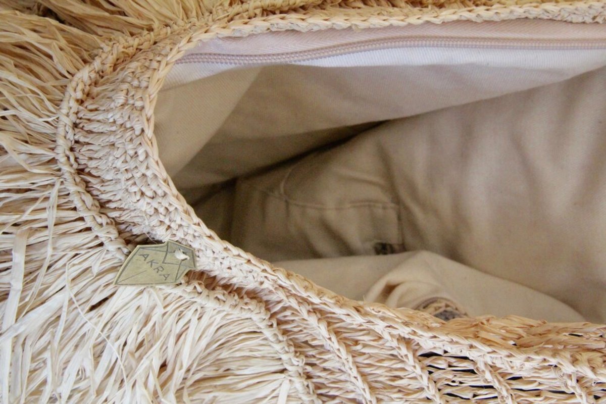 Samuray Martin Handmade Projeto Akra Orixas Large Bag - Natural | Garmentory