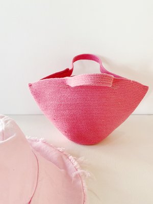Ashley Rowe Amelia Samari Woven Bag - PINK | Garmentory