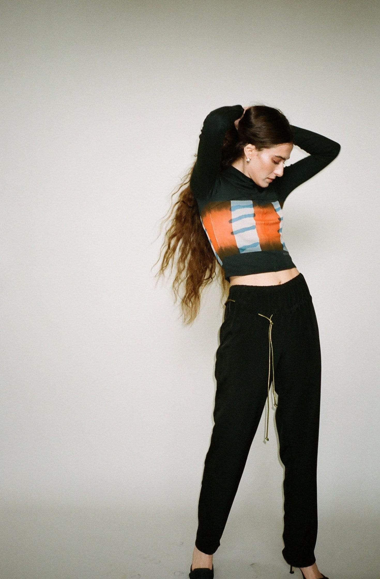 ECKHAUS LATTA Flag Lapped Baby Turtleneck | Garmentory