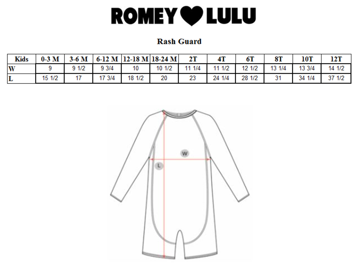 Kids Romey Loves Lulu Potato Chips Rash Guard | Garmentory