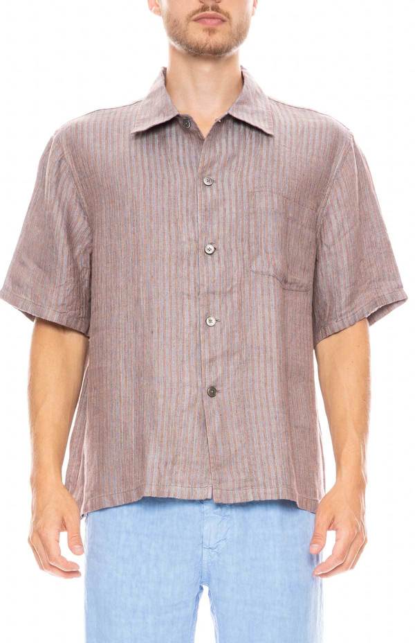 Our Legacy Boxy Linen Shirt - Stripe | Garmentory