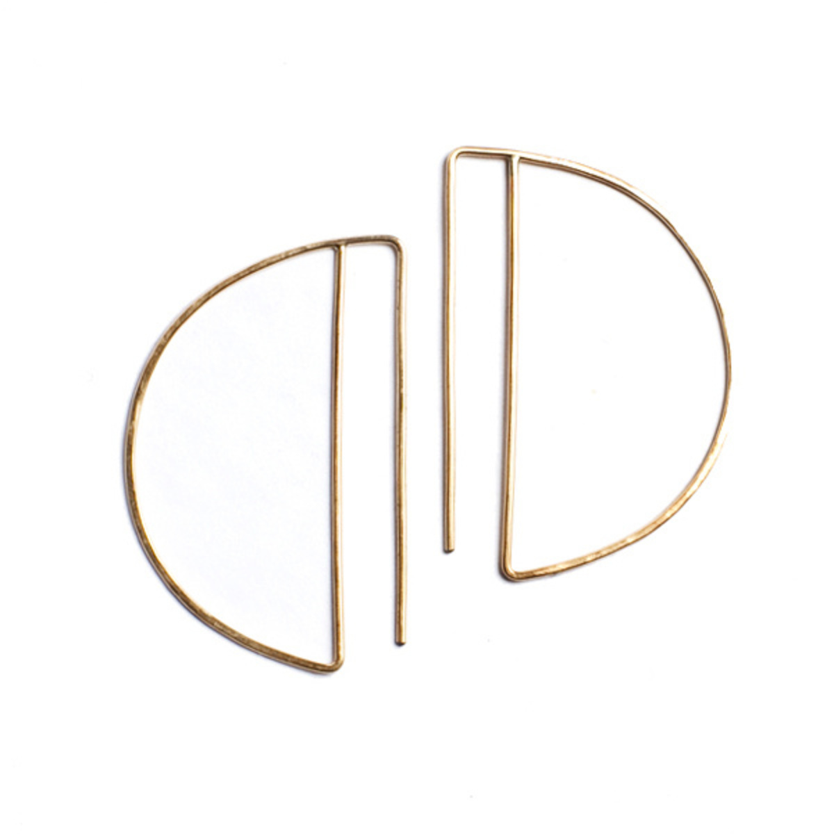 Lila Rice Deco Hoops - 14K Goldfill | Garmentory