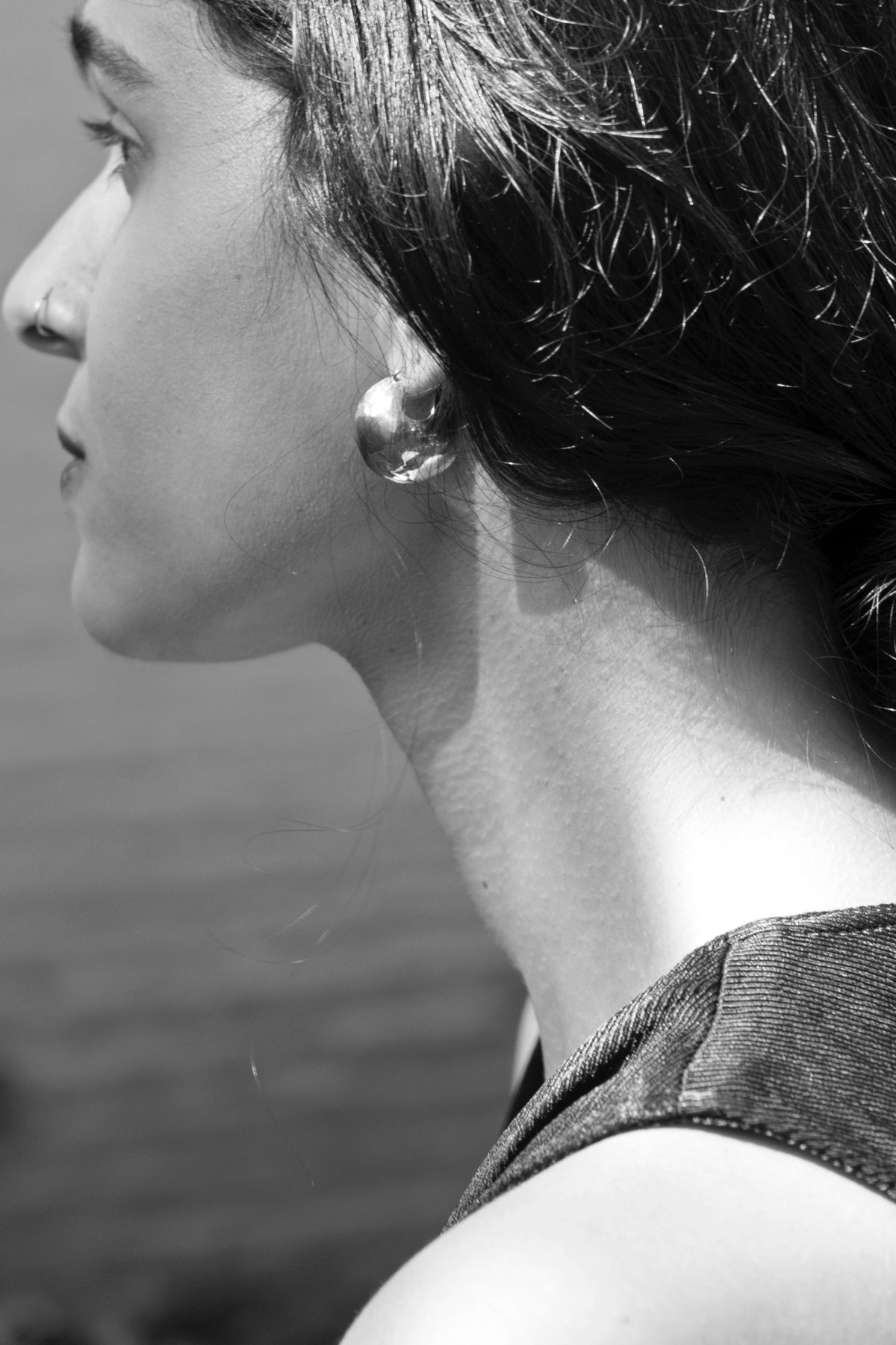Lila Rice Cosmo Hoops - Brass | Garmentory