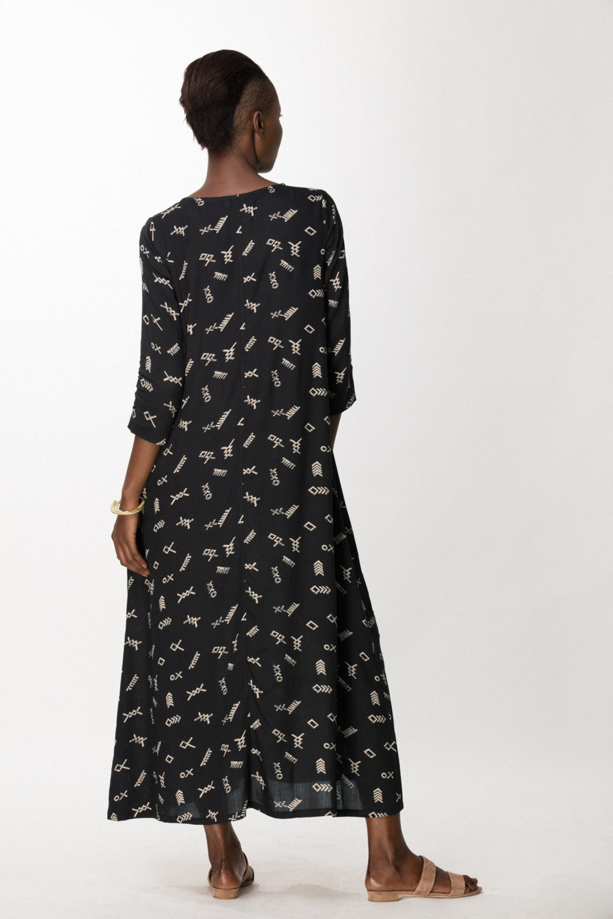 Osei-Duro Nima Dress in Black Jot | Garmentory