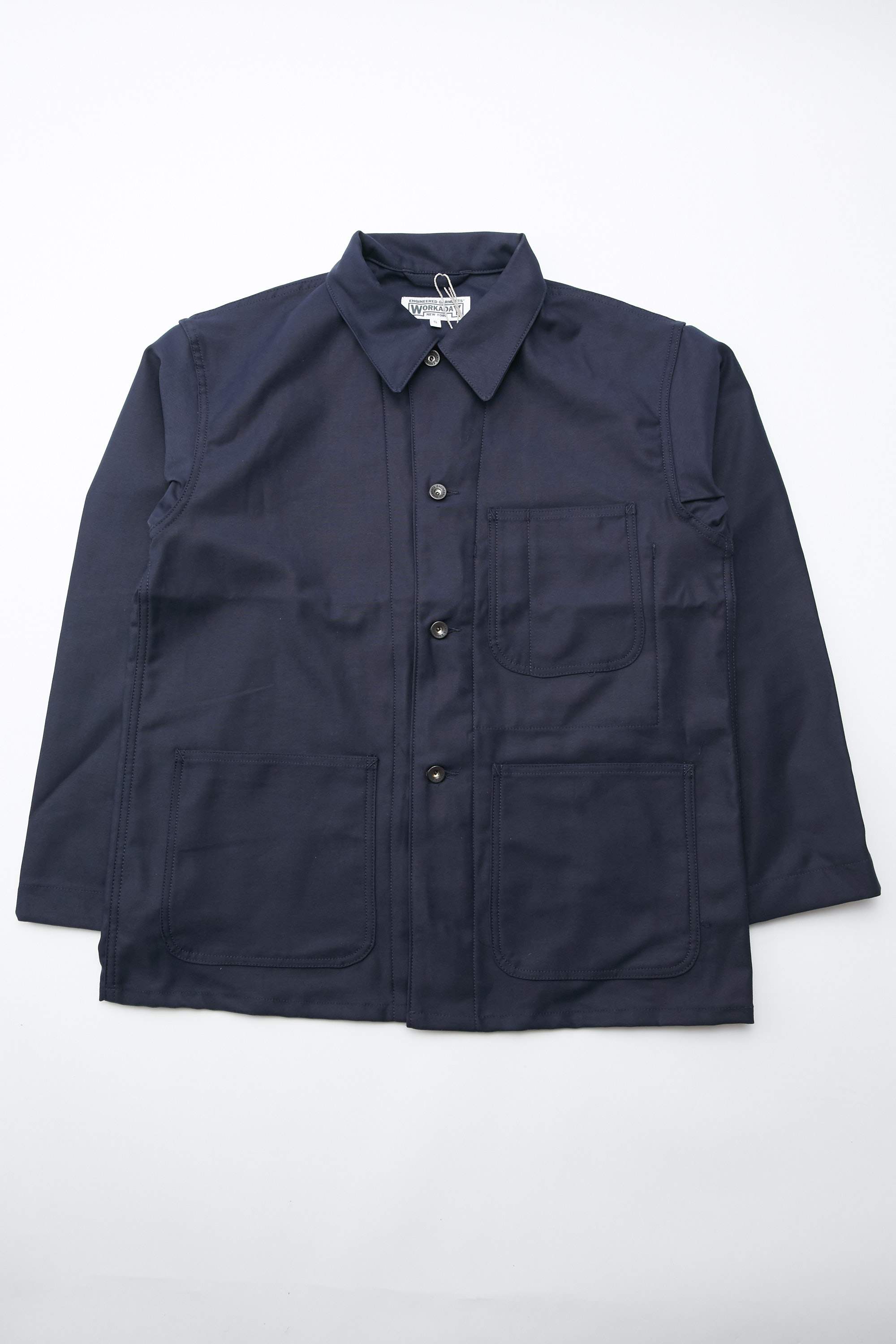 Engineered Garments Workaday Utility Jacket Cotton Reverse Sateen ...