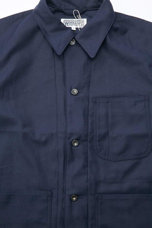 Engineered Garments Workaday Utility Jacket Cotton Reverse Sateen ...