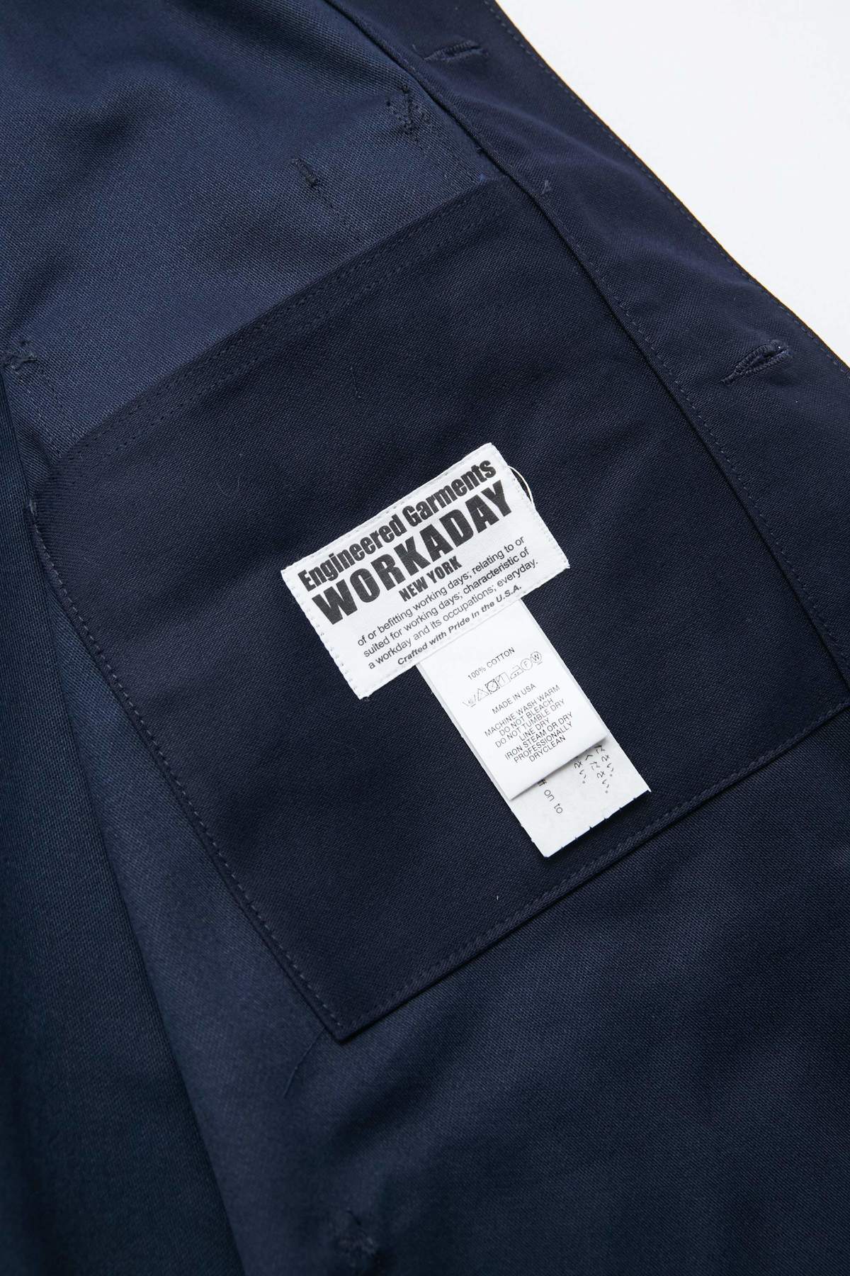 Engineered Garments Workaday Utility Jacket Cotton Reverse Sateen ...