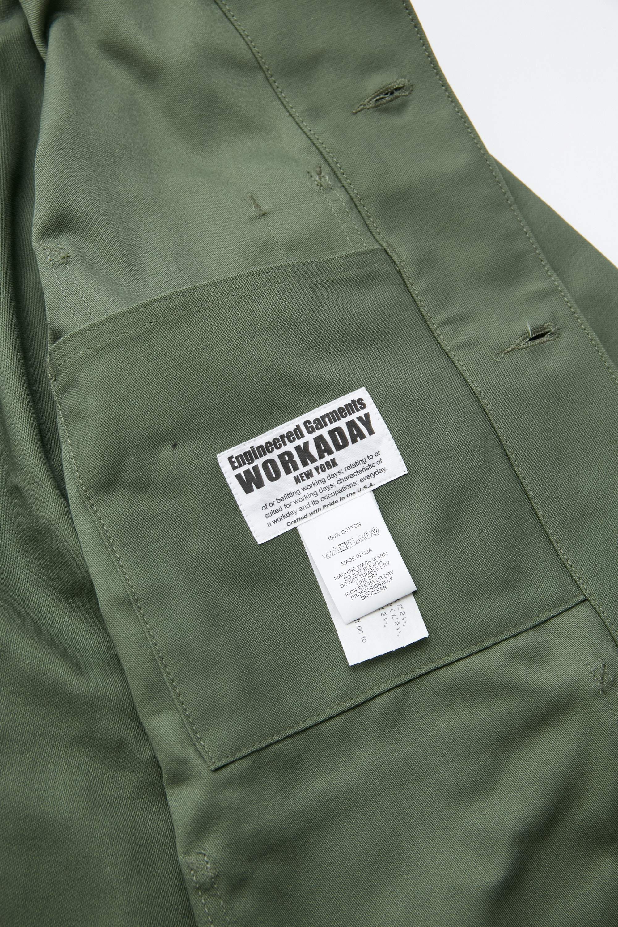 Engineered Garments Workaday Cotton Reverse Sateen Utility Jacket ...