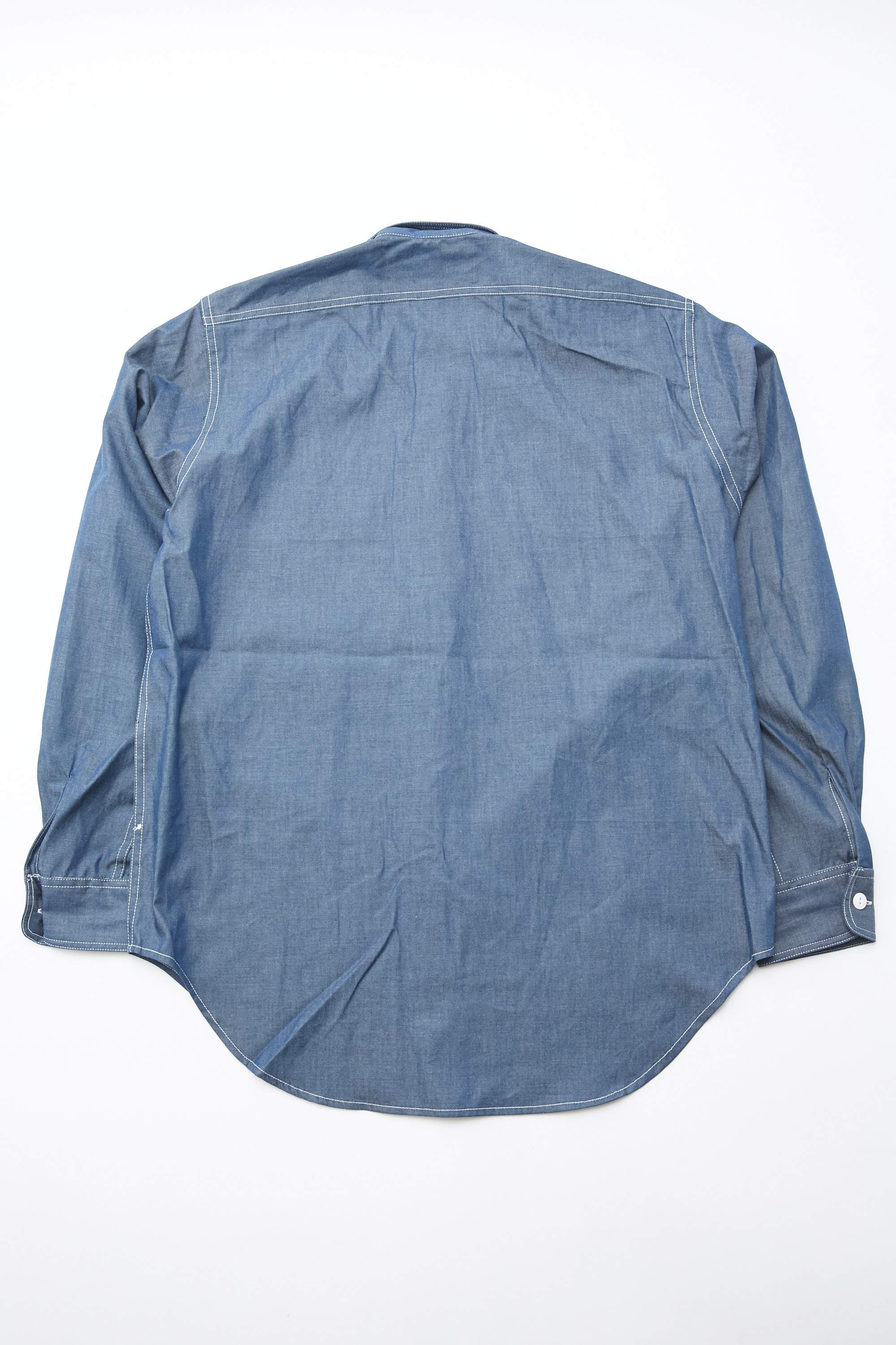 Engineered Garments Lightweight Denim Workaday Utility Shirt - Navy ...