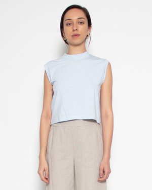 Elise Ballegeer Minerva Tank - Sky Stripe | Garmentory