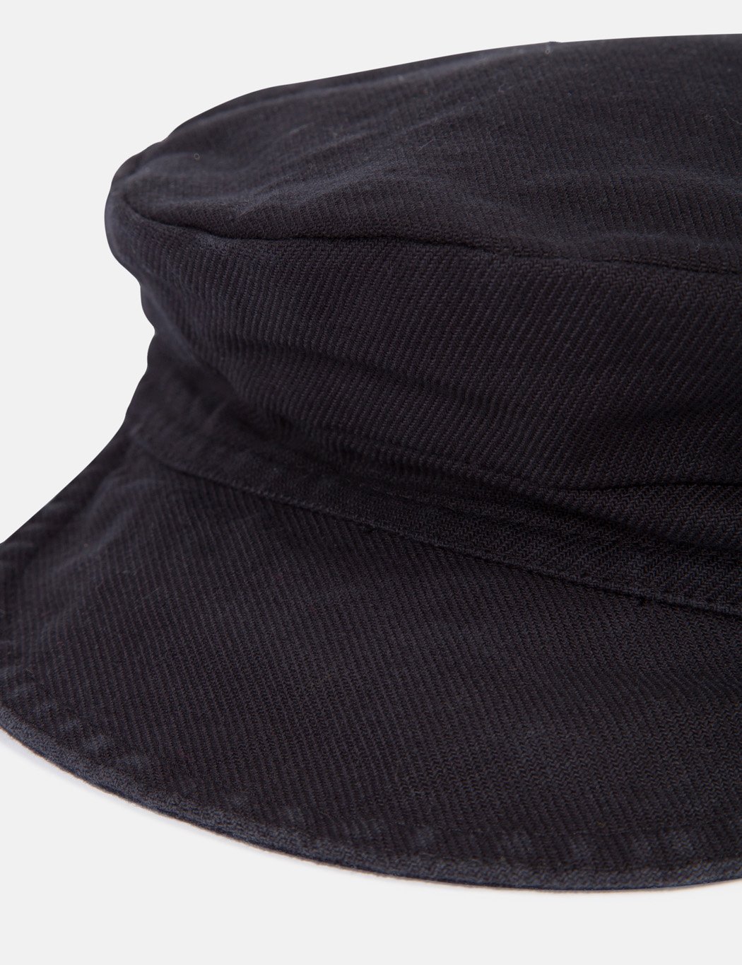 Vetra Dungaree Wash Twill French Workwear Cap - Black | Garmentory