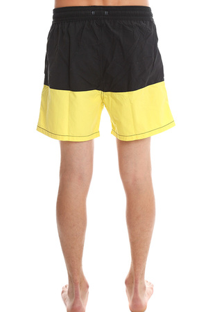 Ben Watts Shark Attack Swim Short - Black/Yellow | Garmentory