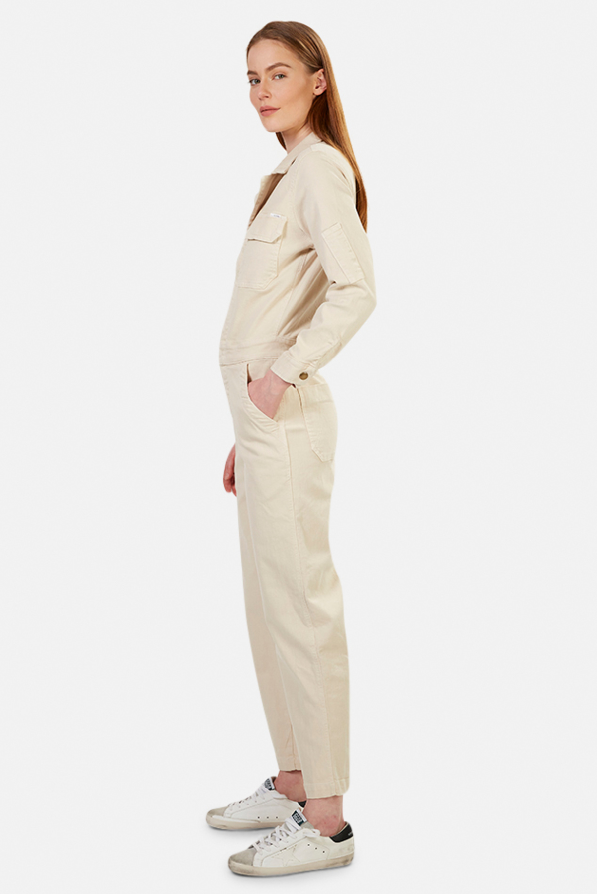 Mother Denim The Fixer Jumpsuit - Birch | Garmentory