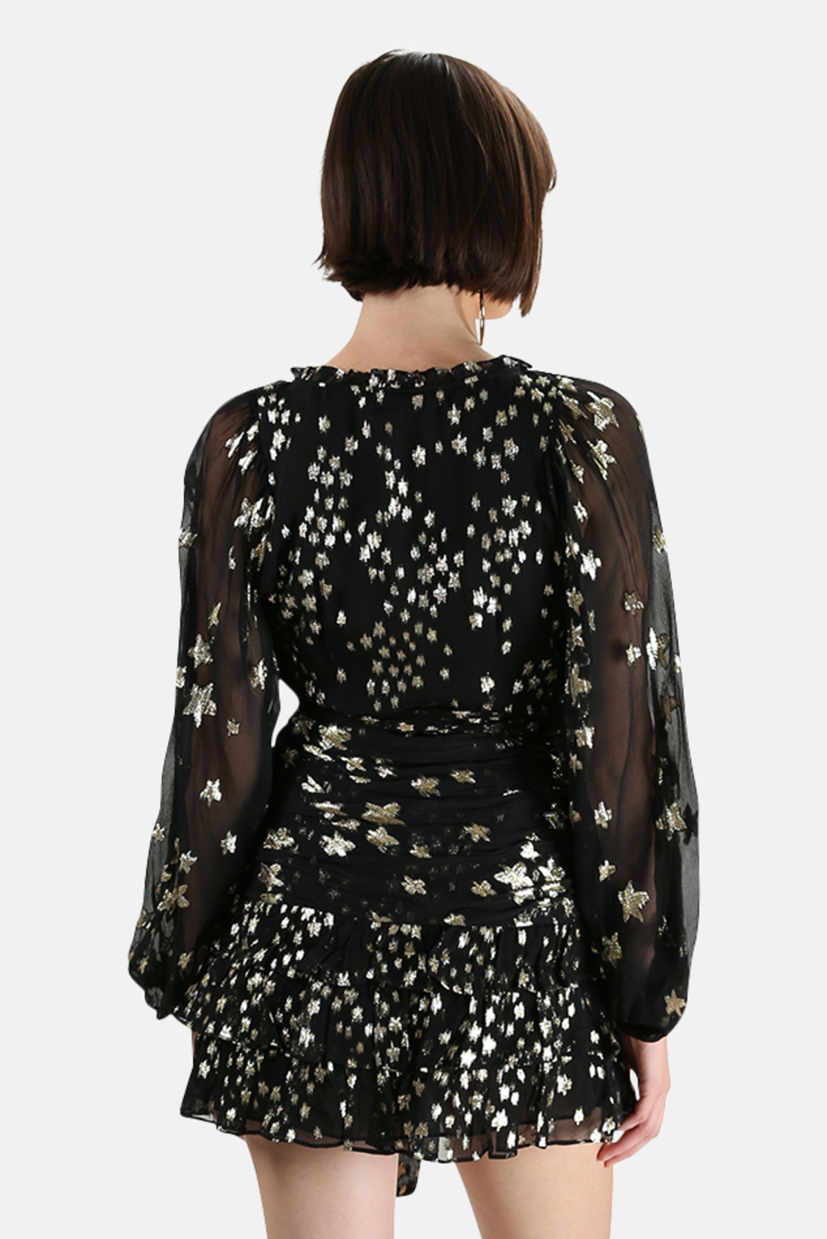 LoveShackFancy Rina Dress - Black | Garmentory