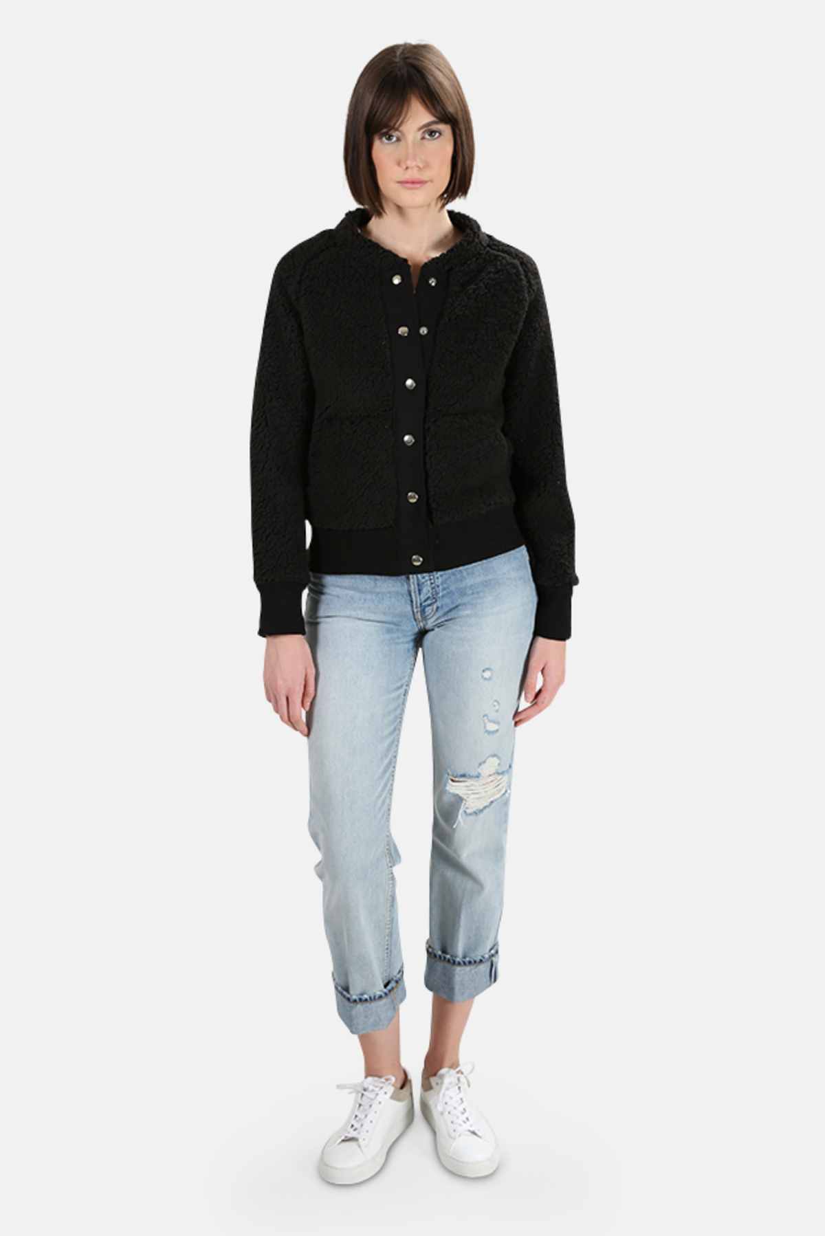 NSF Aaron Bomber Jacket - Black | Garmentory