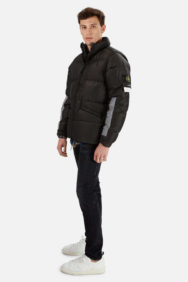 Stone Island Puffer Jacket - Black | Garmentory