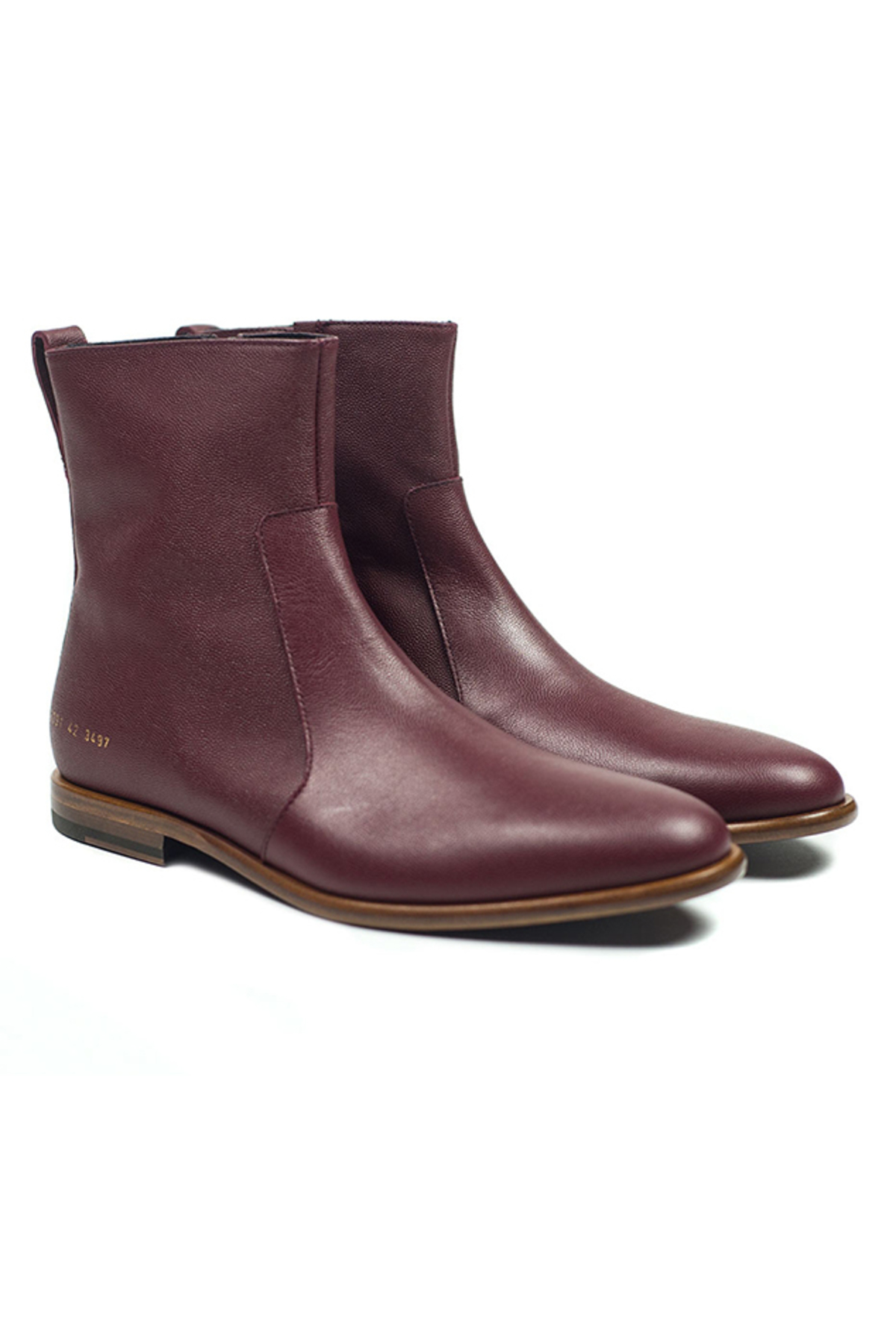 Robert Geller x Common Projects Leather Chelsea Boot Shoes - Oxblood ...