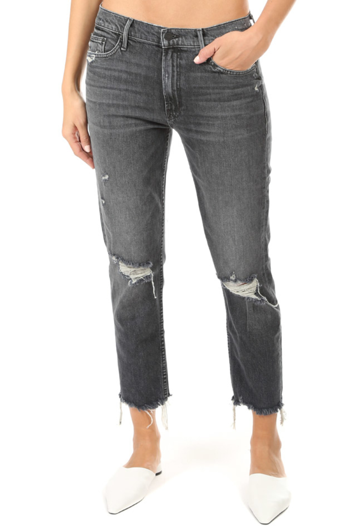 Mother Denim The Sinner Chew Jeans - Say You're Sorry/Liar | Garmentory