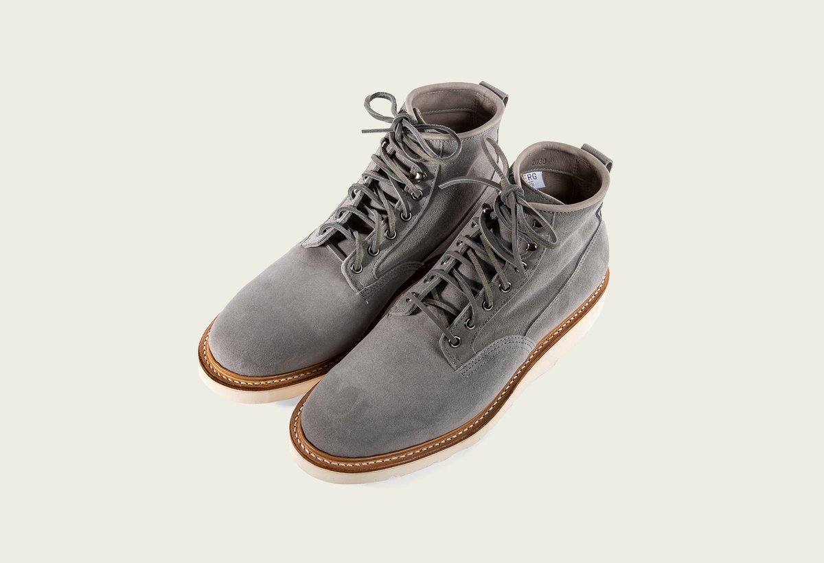Viberg Calf Suede Scout Boot - Storm | Garmentory